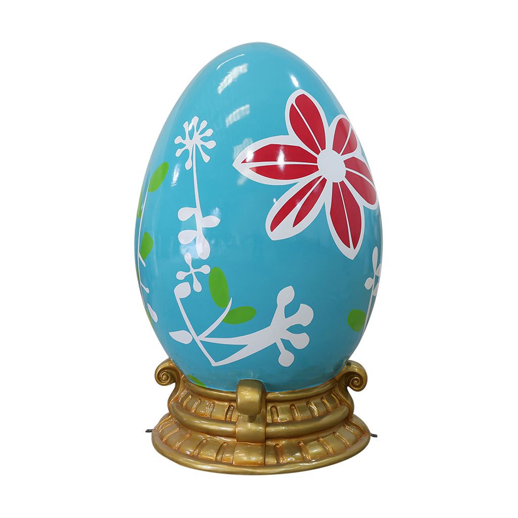 Easter Egg With Base 200 cm (Floral E) – universalstatues