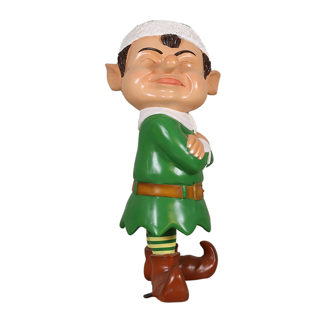 Grumpy Santa Elf (green) – universalstatues