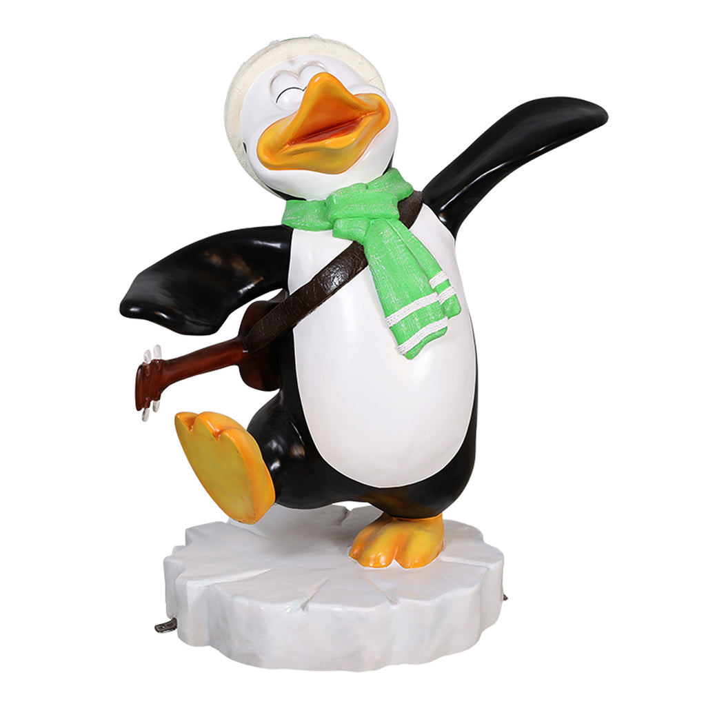Penguin with Guitar – universalstatues